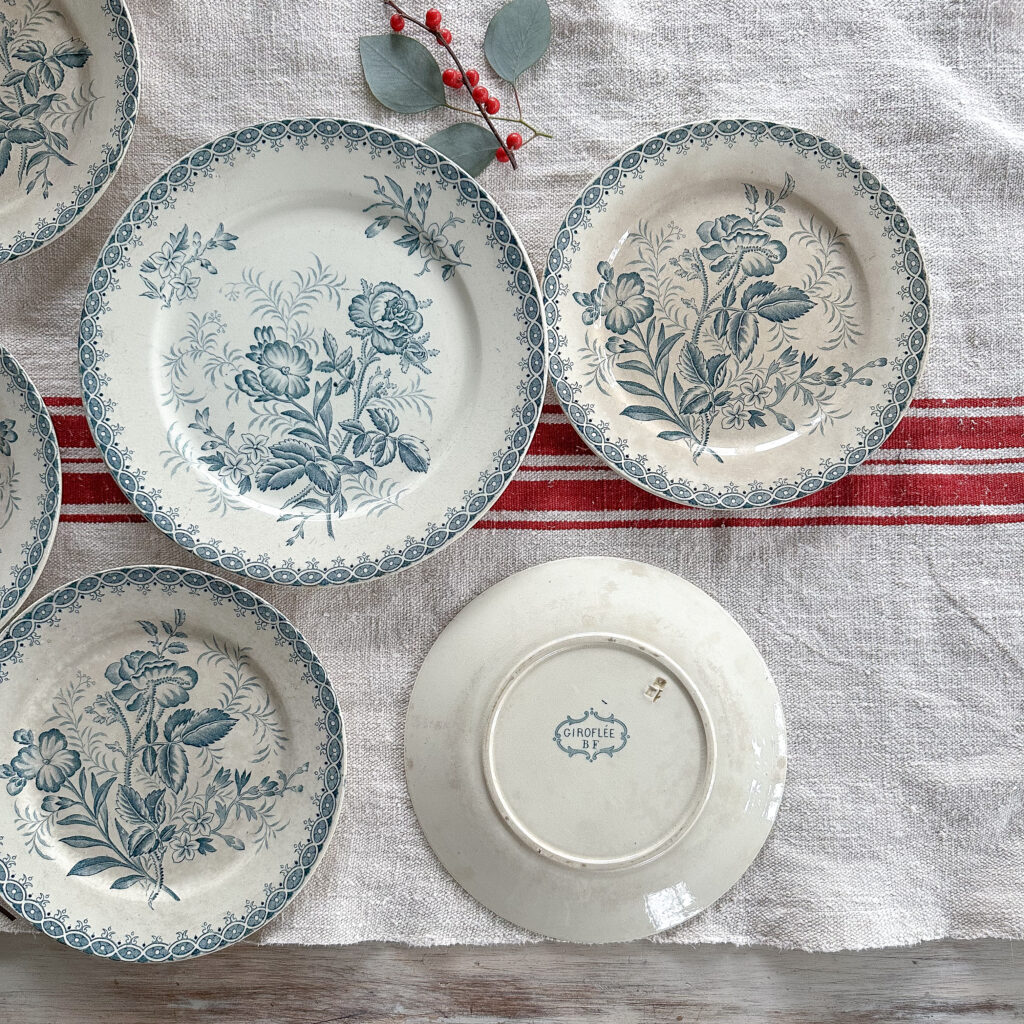Set of Vintage Transferware Plates - Penny & Ivy